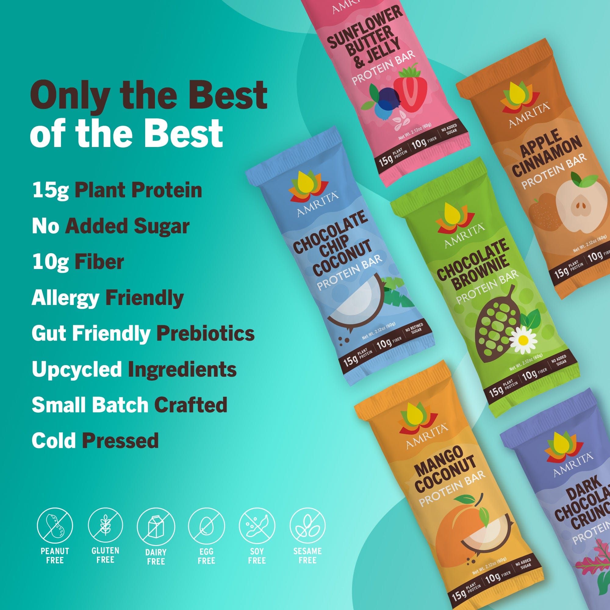 Amrita High Protein Bars Starter Pack – Amrita Health Foods